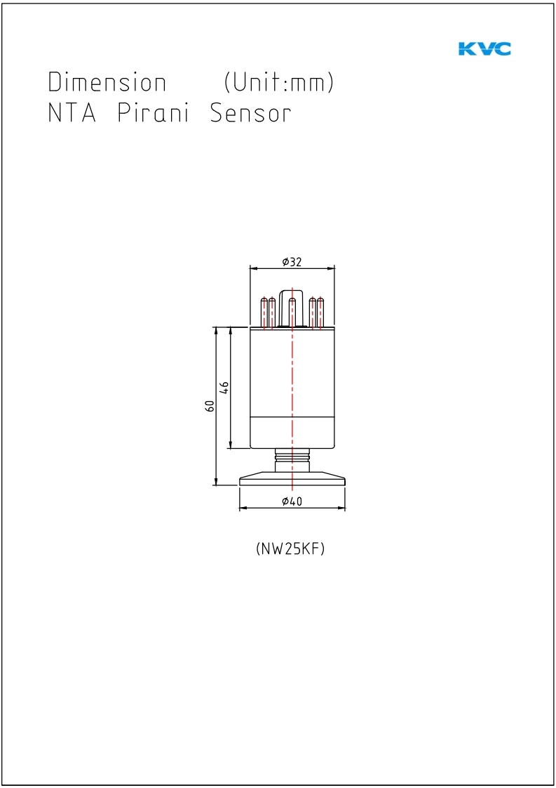 KVC310 Vacuum Gauge Sensor